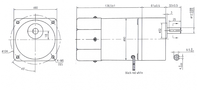 90mm 60W 5RK60GN-CF 5GN3-200K SPEED CONTROL FAN MOTOR AC GEAR MOTOR RK ...