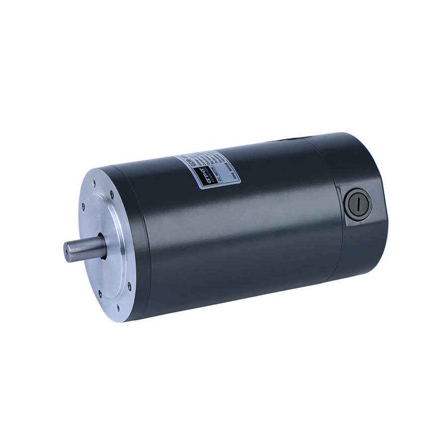 Square Flange 400w Dc Motor 104mm 12v 24v Round Shaft Key Shaft